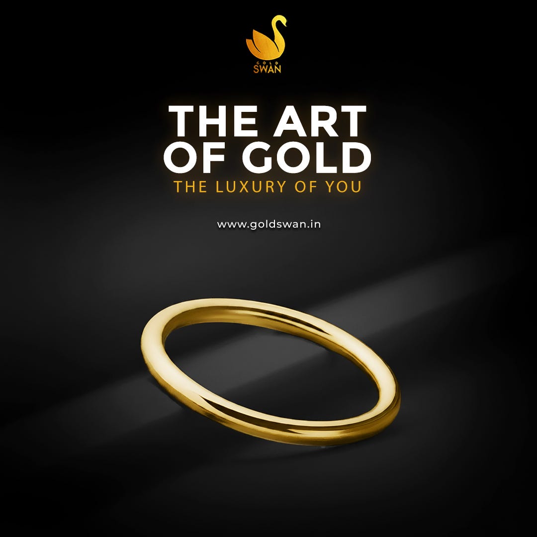 The Art of Gold The Luxury of You - Gold Swan - Medium