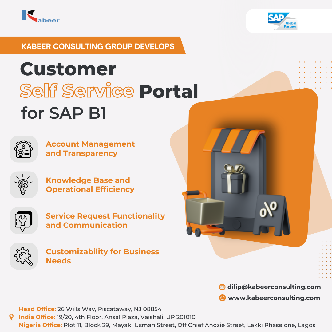 Customer Self Service Application - Kabeer consulting - Medium