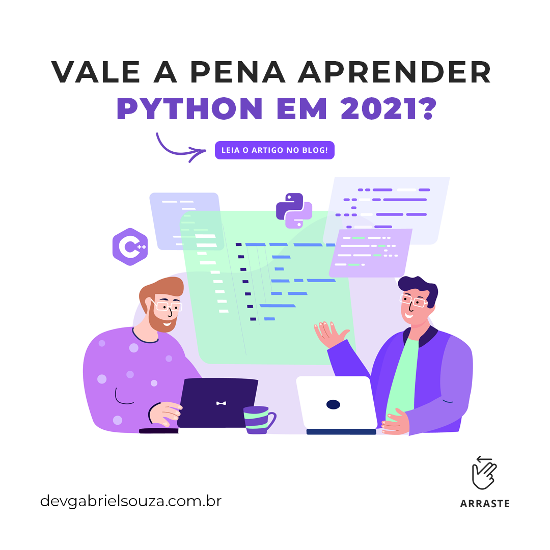 Python: Vale a pena aprender em 2021? | by Gabriel Souza | Medium