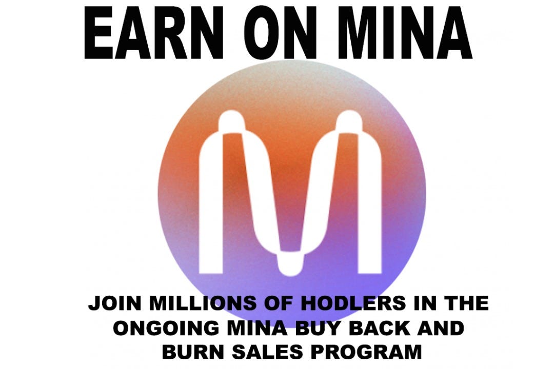 MINA PROTOCOL BUYBACK AND BURN SALES PROGRAM | by MINA PROTOCOL | Medium