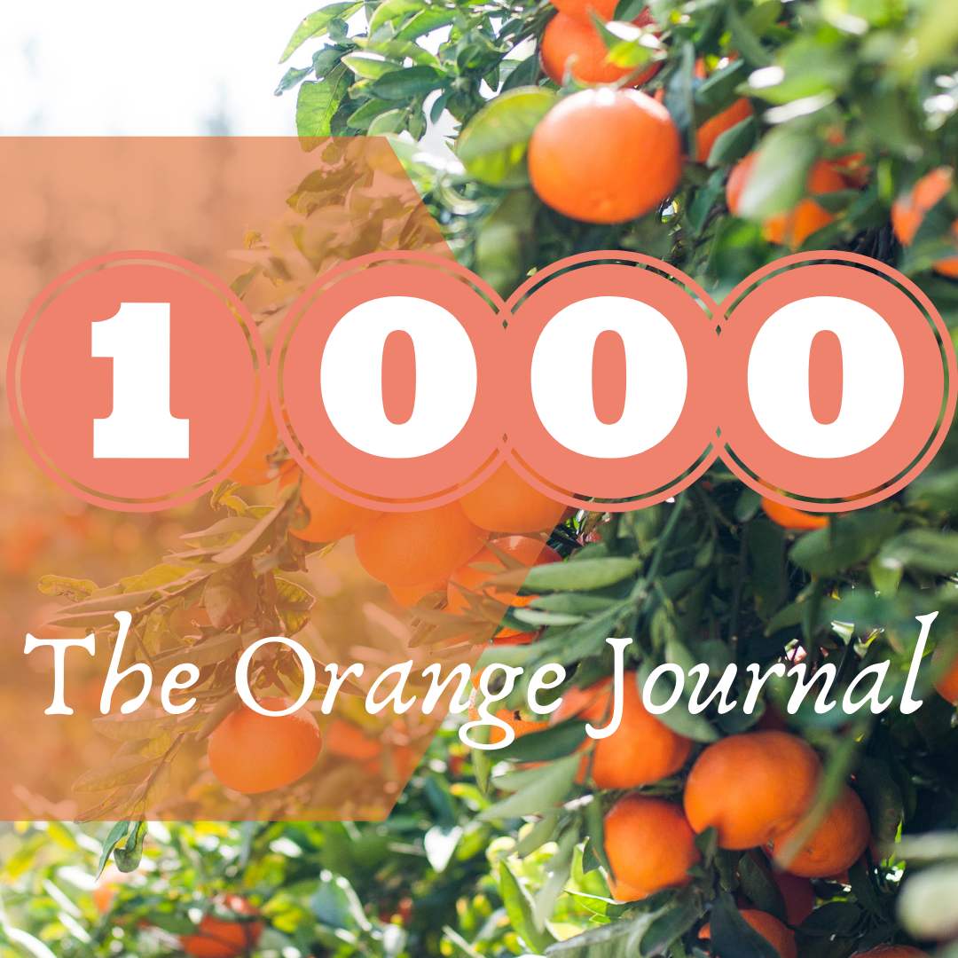 We Hit 1000 Friends on The Orange Journal! | by Susie Pinon | The ...
