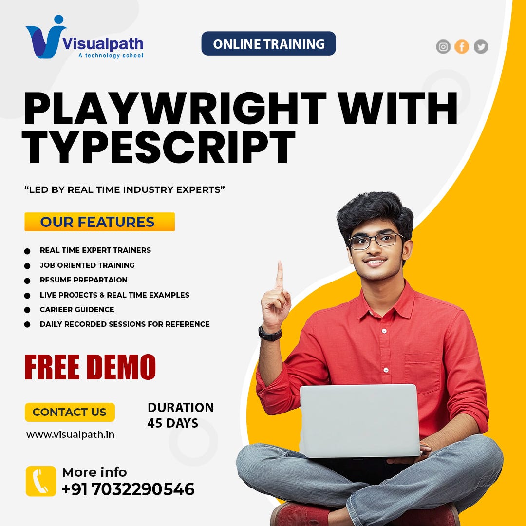 Va Scriptbest Playwright Automation Testing Hyderabad — 2025 Harik Visualpath Medium