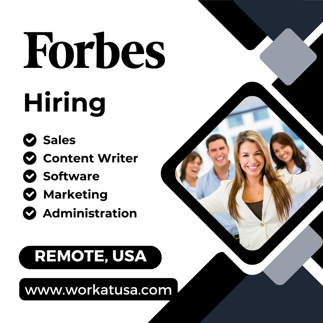 🔥 Forbes Hiring Remote Jobs 👇 | 💵 Salary: up to $175,000 Yearly ...