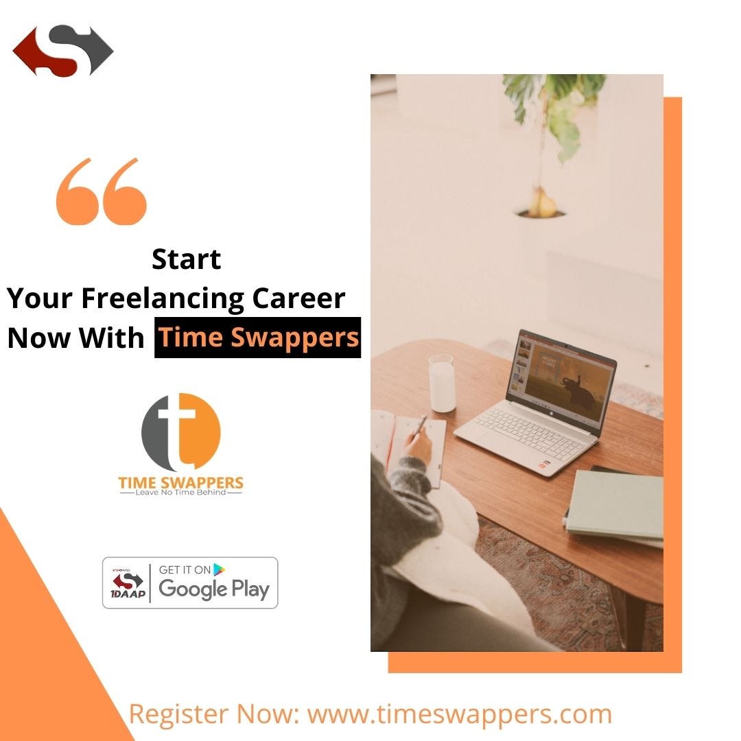 Time Swappers | Start Your Freelancing Career | by Era Swap Foundation ...