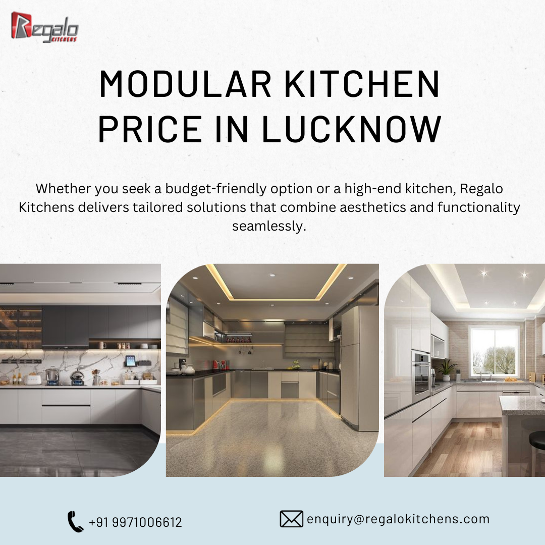 MODULAR KITCHEN PRICE IN LUCKNOW - Regalo Kitchens - Medium