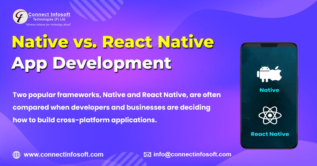 React Native vs Native: What to Choose for App Development | by Connect Infosoft Technologies ...
