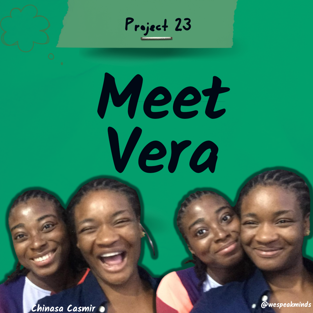 Meet Vera. People are always put in your life for… | by Chinasacasmir ...
