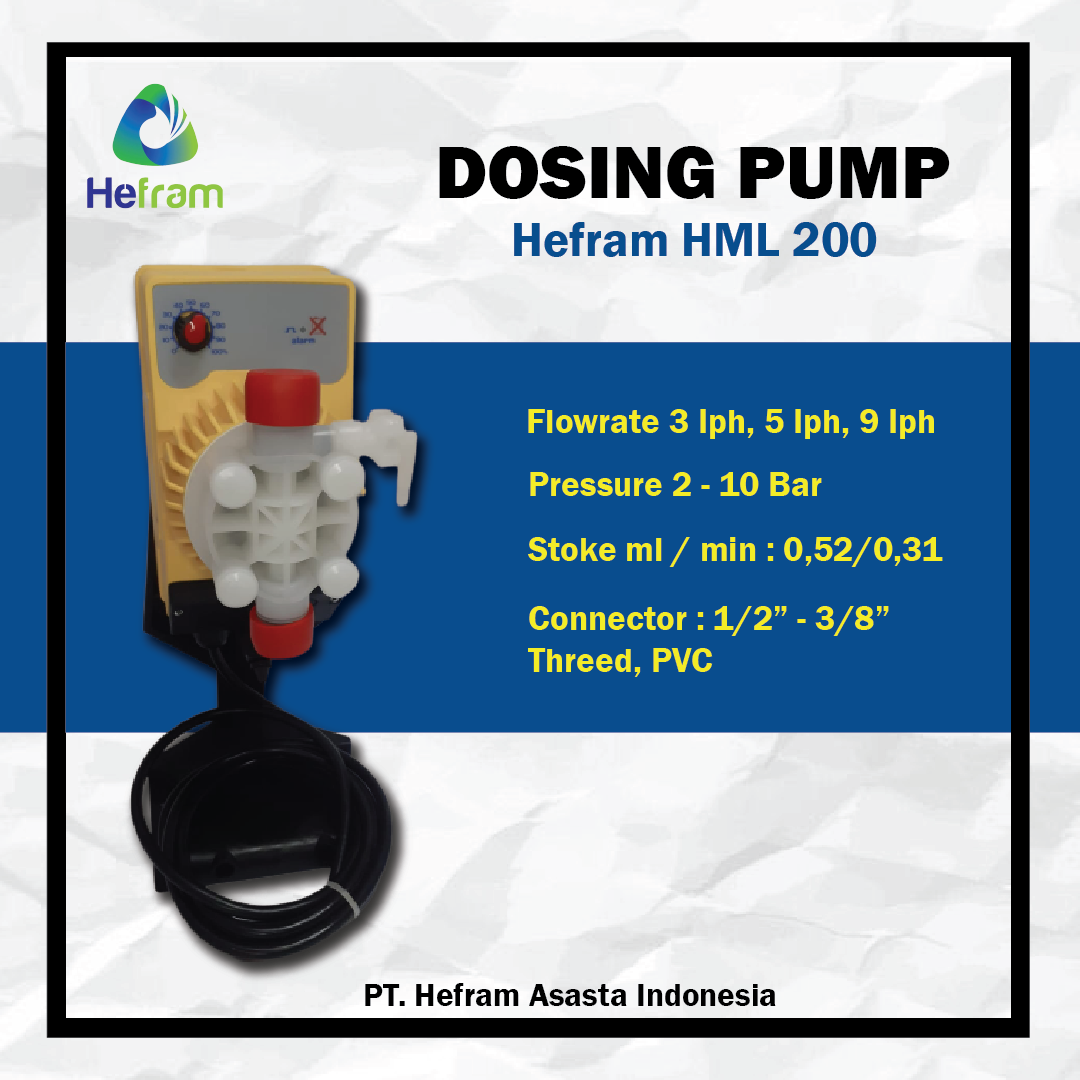 Dosing Pump Application — Hefram HML 200 | by Tinahefram | Medium