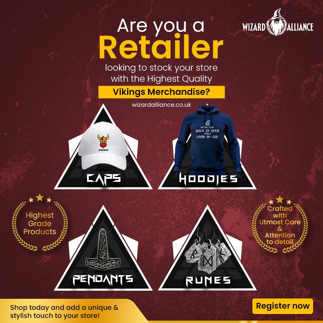 Experience the Authenticity of Viking Merchandise with Wizard Alliance ...
