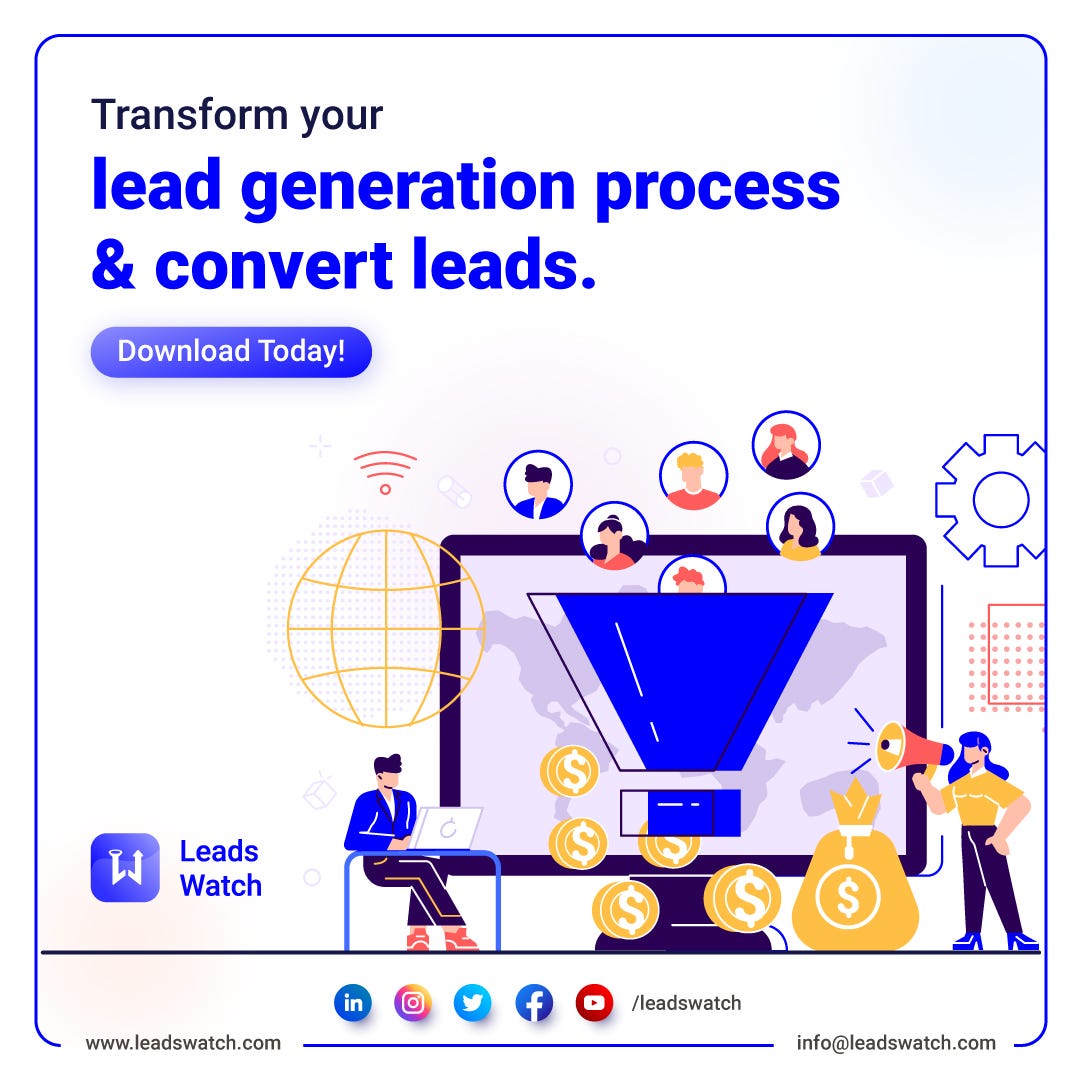 Transform your lead generation process & convert leads - Leads Watch ...