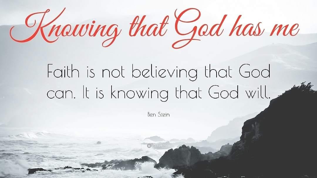 Knowing that God has me. Knowing that God has me has kept me… | by ...