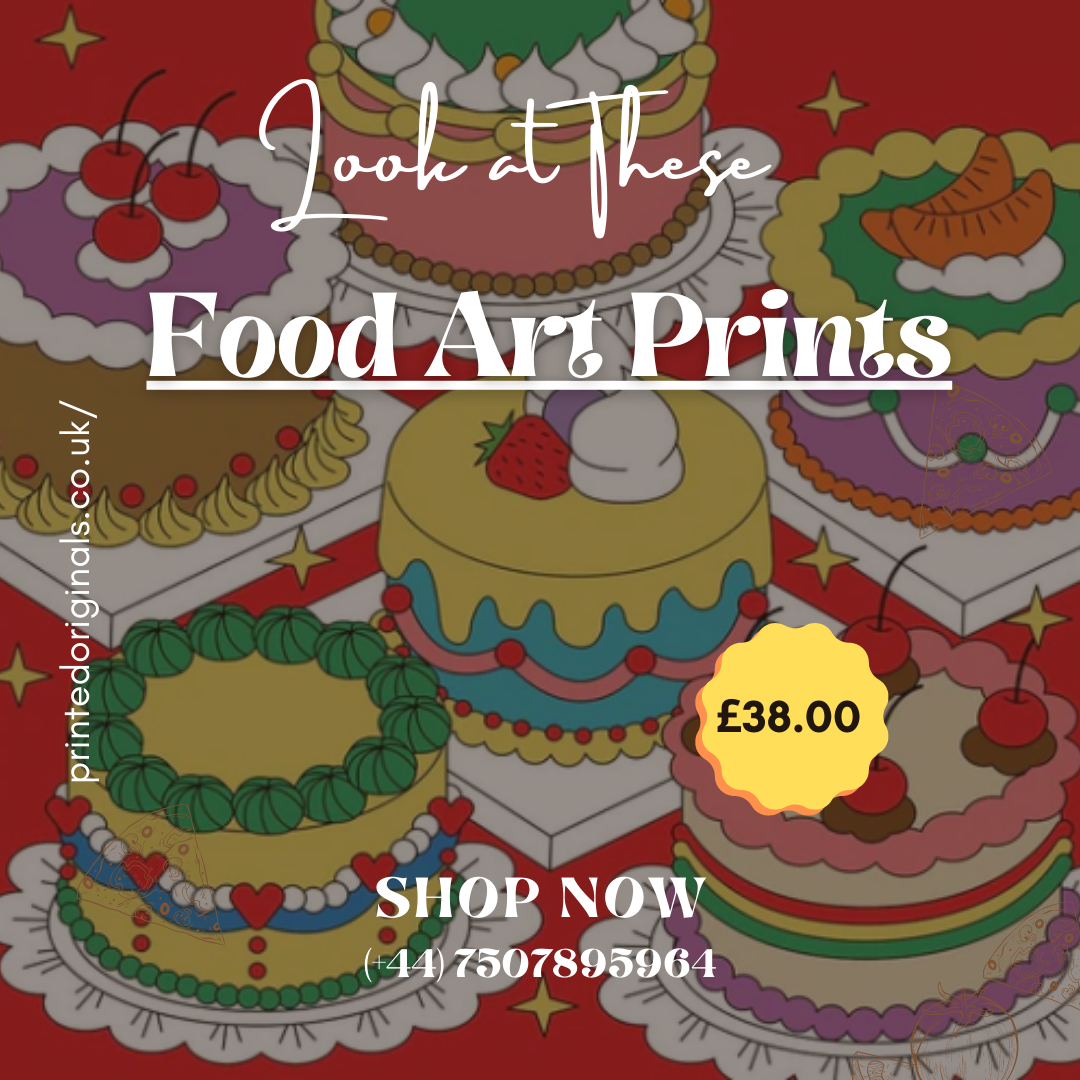 Buy Food Art Prints - Printed Originals - Medium