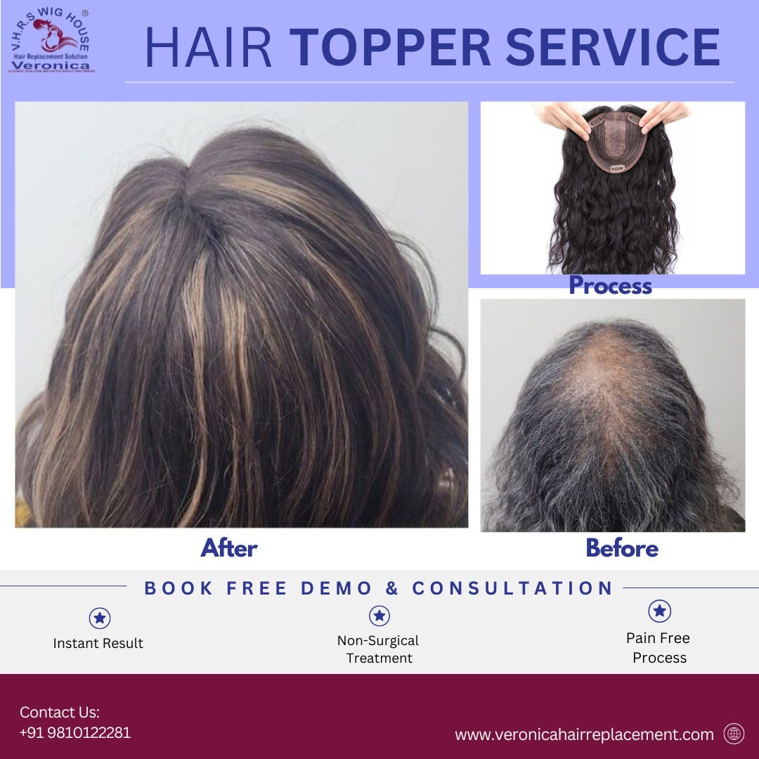 Best Non-Surgical Hair Replacement Solution in Delhi | Veronica Wig ...