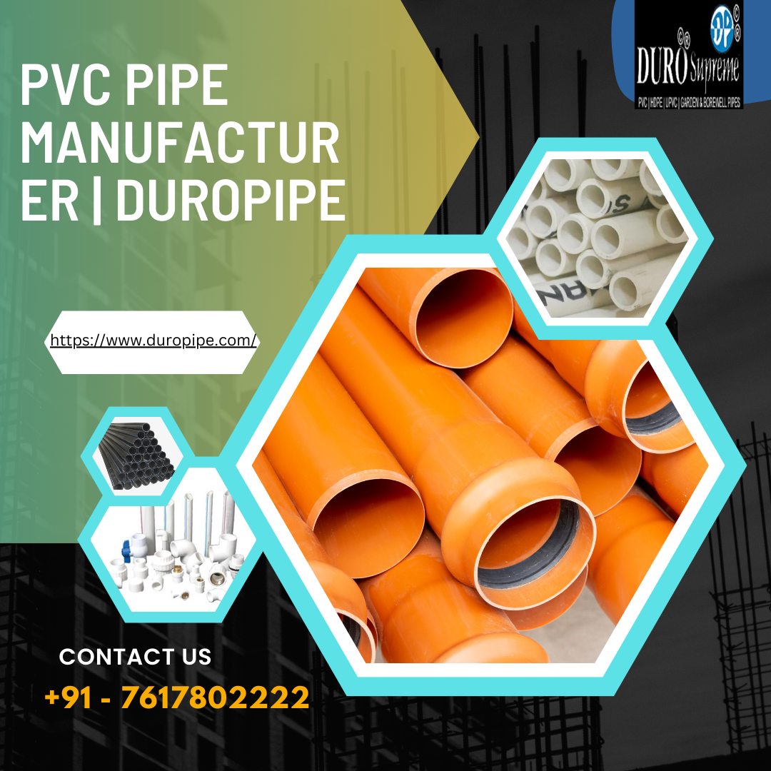 Pvc Pipe Manufacturer | Duropipe - Duropipe - Medium