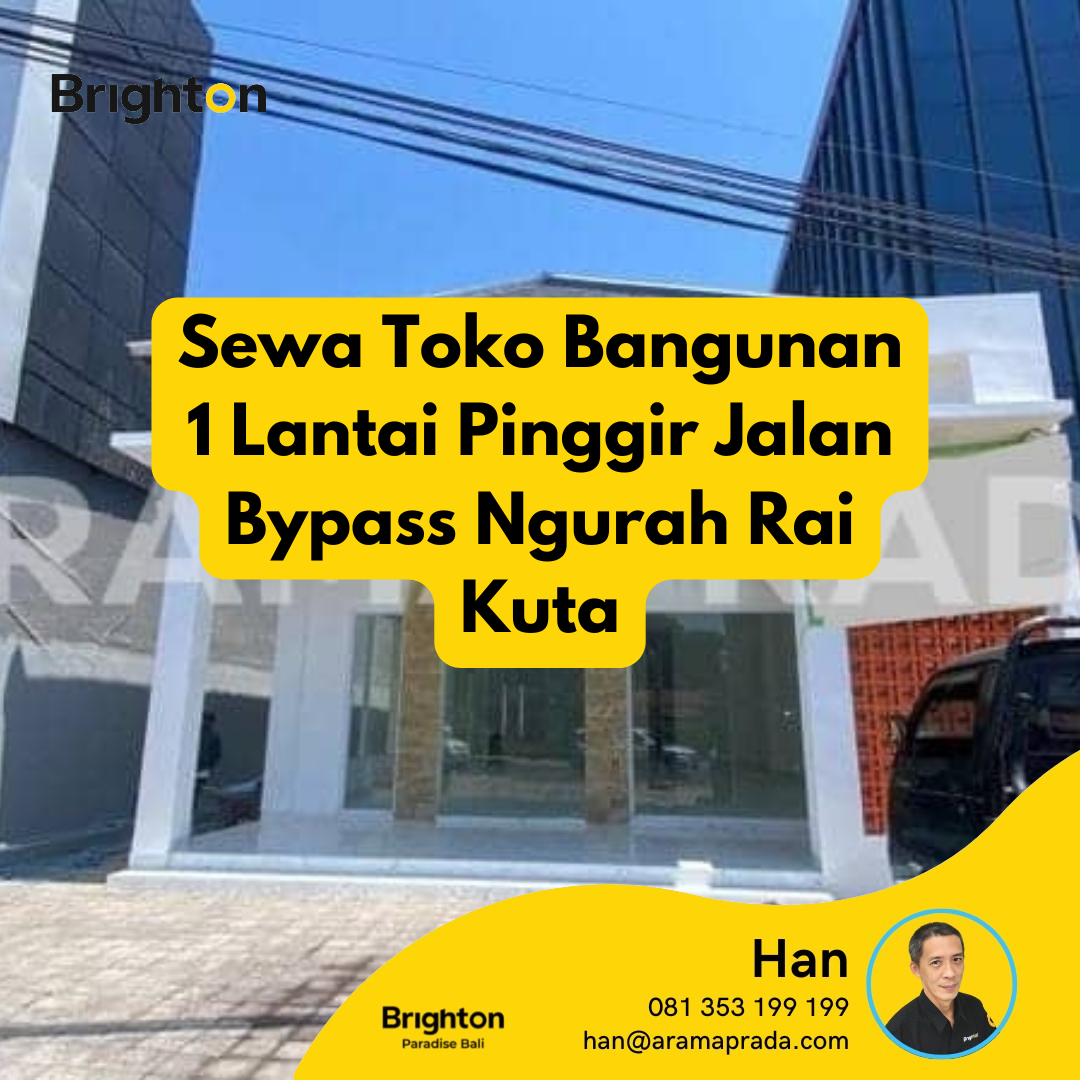 Peluang Usaha Menjanjikan: Sewa Toko Bangunan Pinggir Jalan Bypass Ngurah Rai Kuta | by Han ...