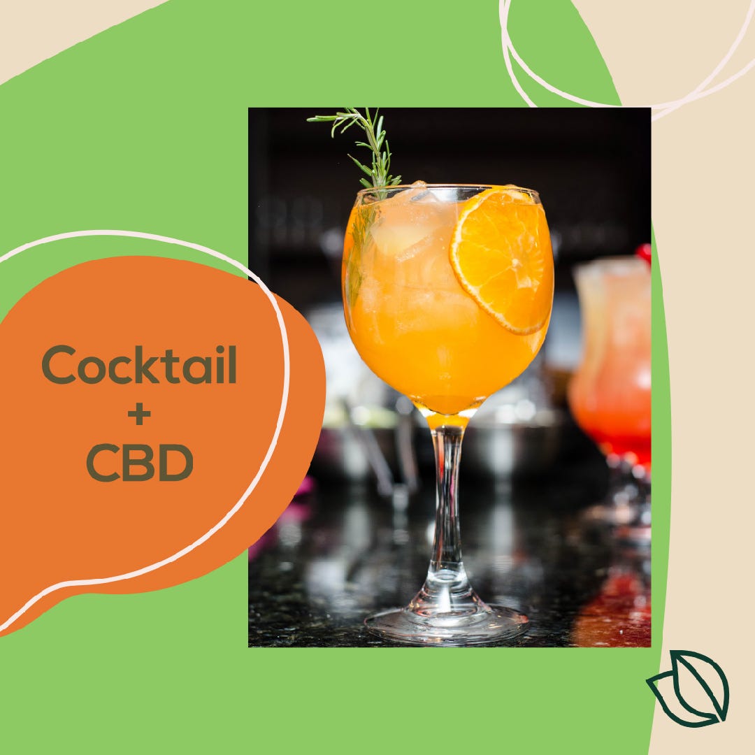 Cocktails + CBD. You can’t beat de-stressing at the end… | by Earthbud ...