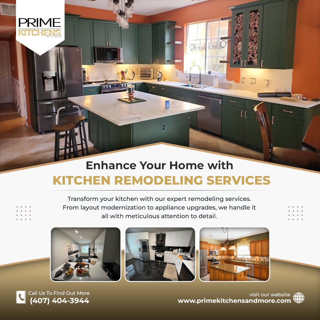 Transform Your Kitchen with Expert Remodeling Services in Orlando, FL - Prime Kitchens And More ...