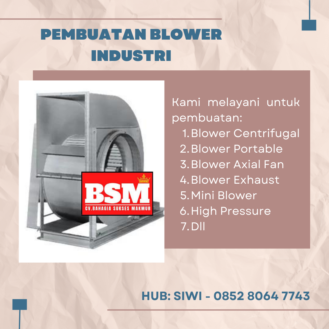 JUAL BLOWER INDUSTRI PABRIK OLAHAN PLASTIK BALIKPAPAN 085280647743 ...