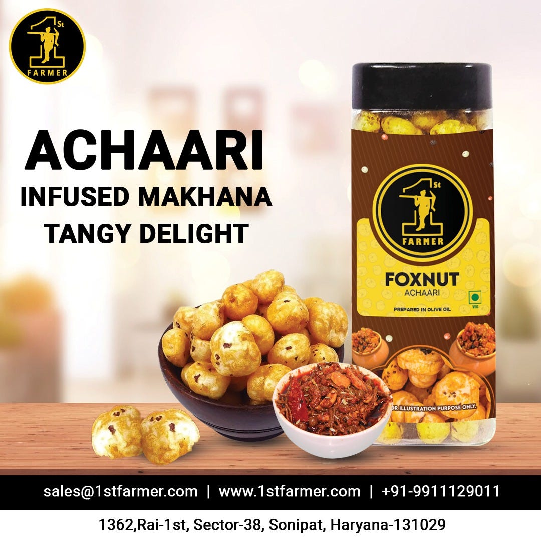 Tasty & Delicious Makhana. Indulge in the delectable crunch of our… | by First Farmer | May ...