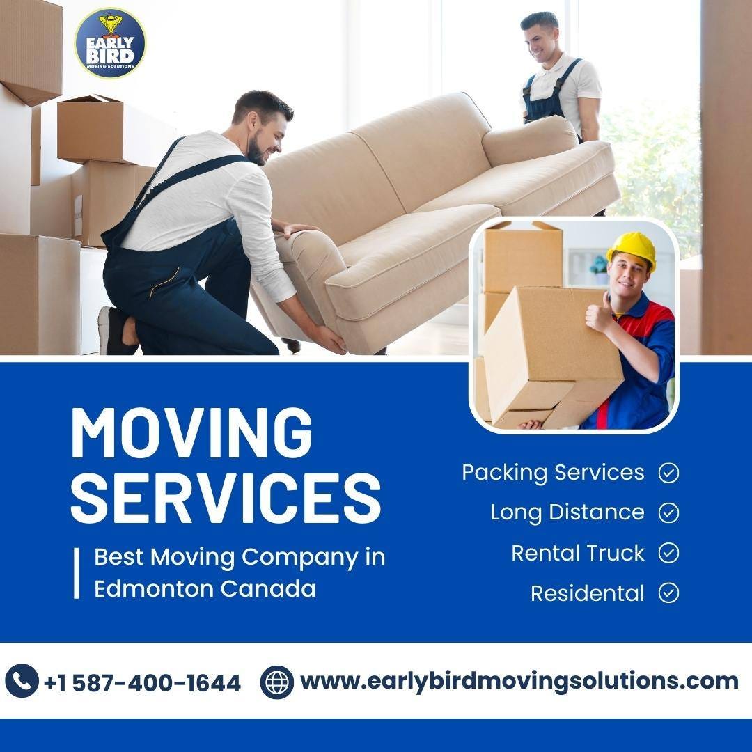 Leading Edmonton Moving Company - Early Bird - Medium