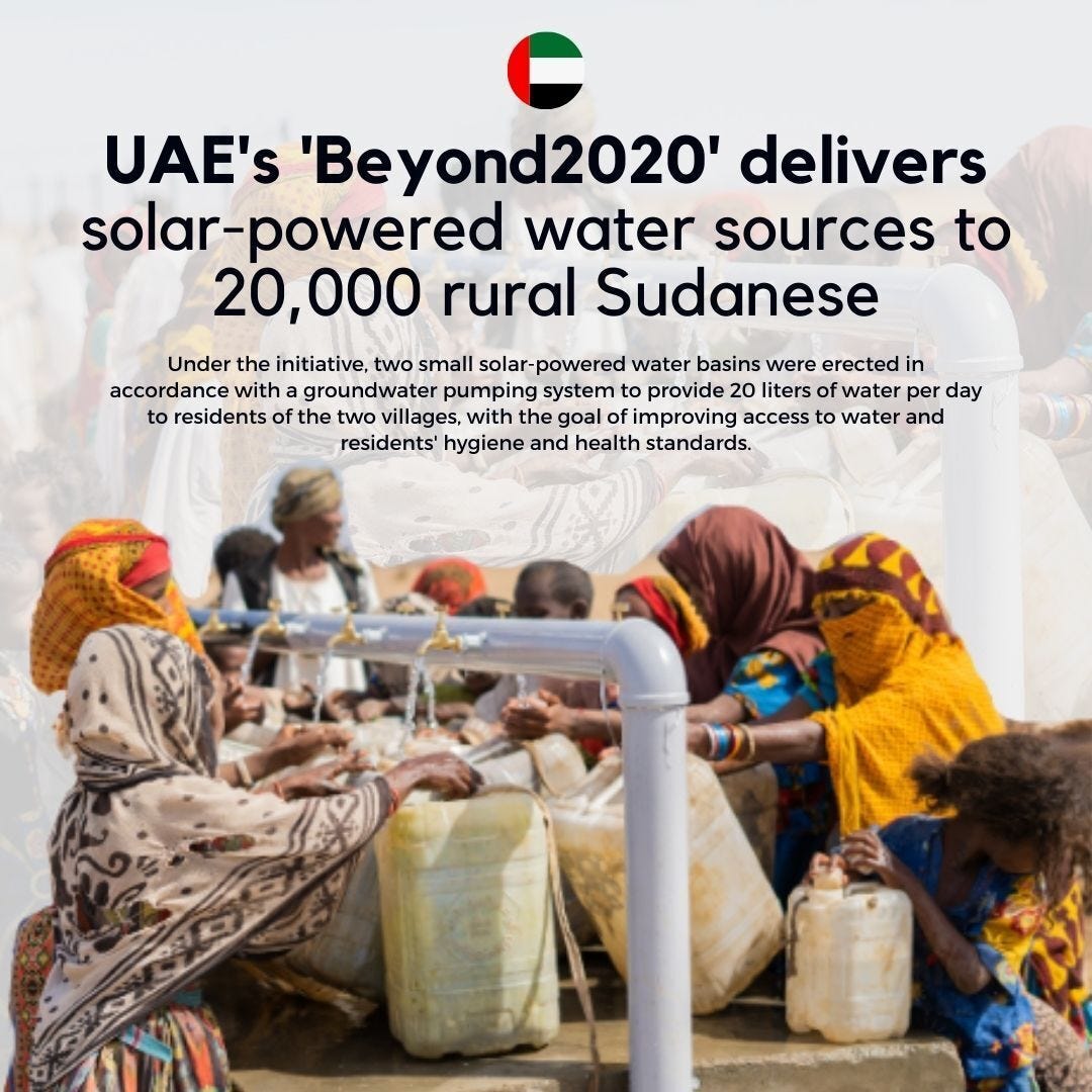 UAE’S ‘BEYOND2020’ DELIVERS SOLAR-POWERED WATER SOURCES TO 20,000 RURAL ...
