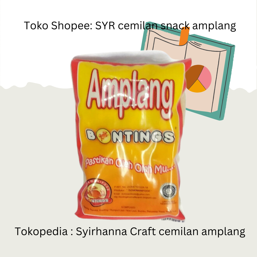 100 GRAM MAKANAN SNACK YANG ENAK AMPLANG ORIGINAL RASA IKAN TENGIRI ...