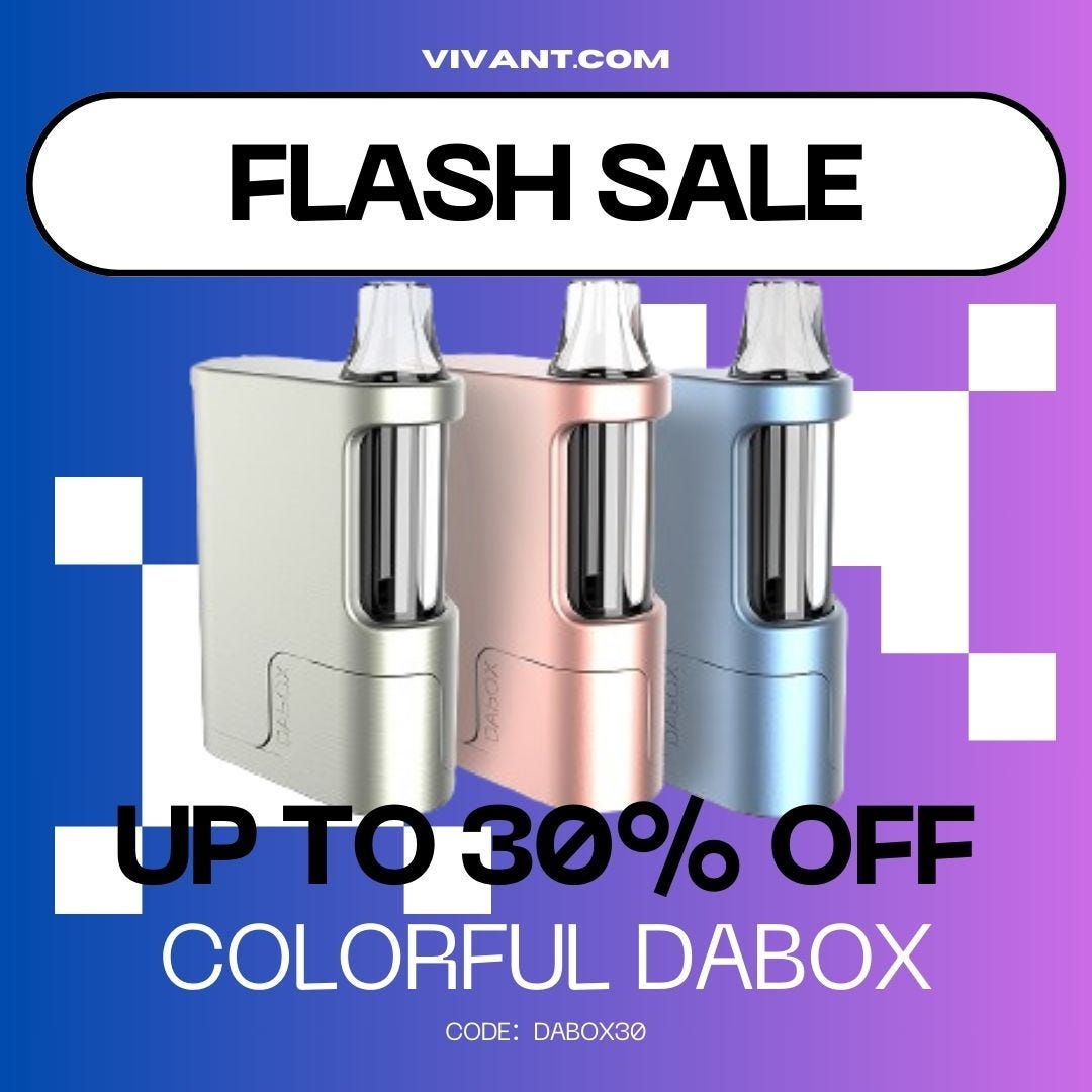 Colorful Wax Vaporizer: Vivant Dabox 30% OFF! - VIVANT - Medium