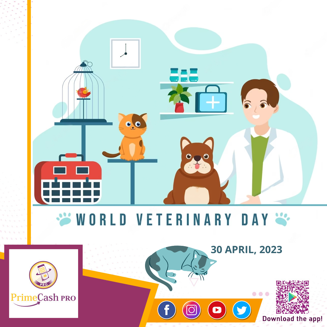 Happy World Veterinary Day! - PrimeCash Pro - Medium