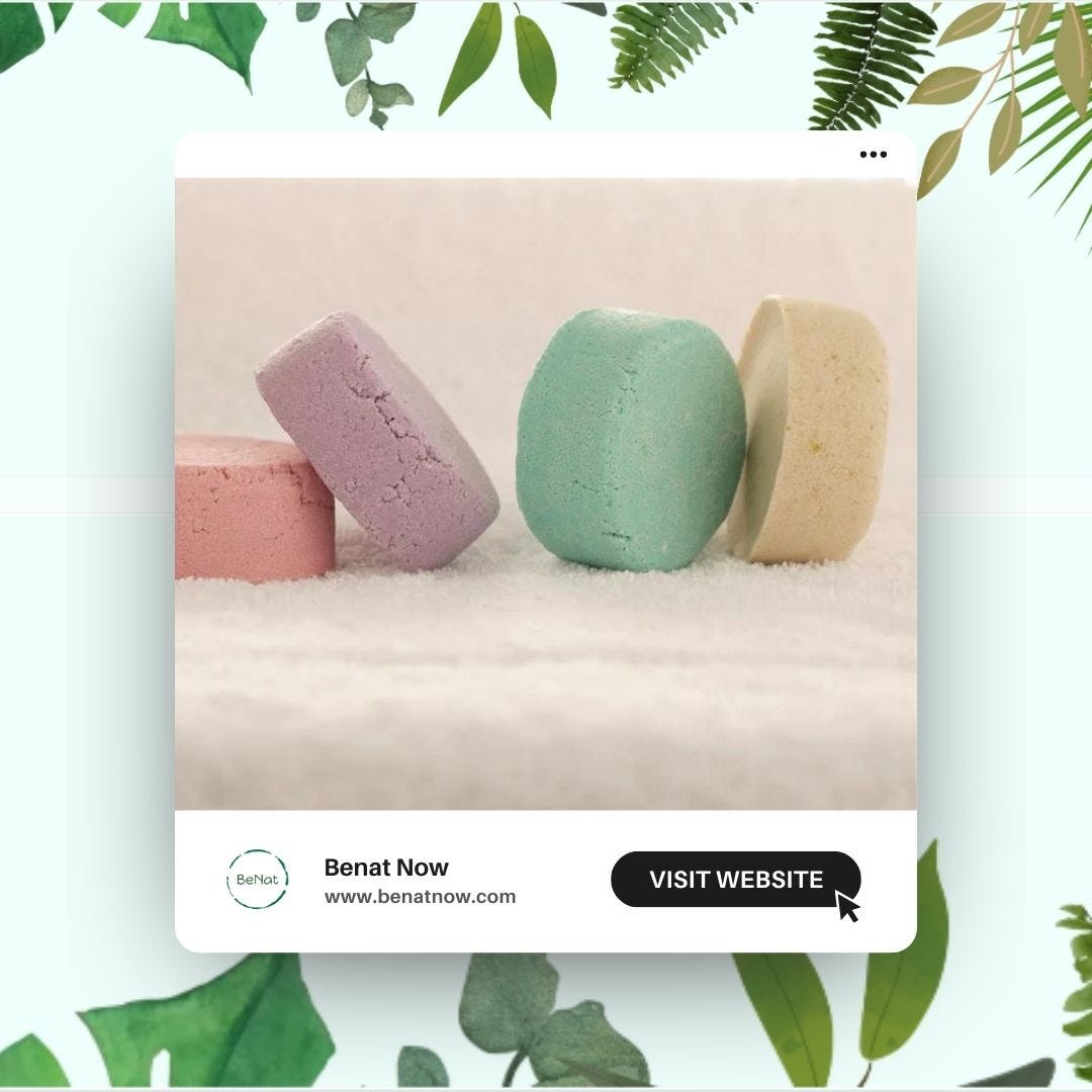 Get beautiful hair with BeNat’s plastic free shampoo - Benatnow - Medium