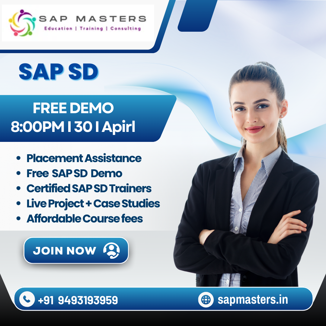 Mastering Sales and Distribution with SAP SD Training in Bangalore ...