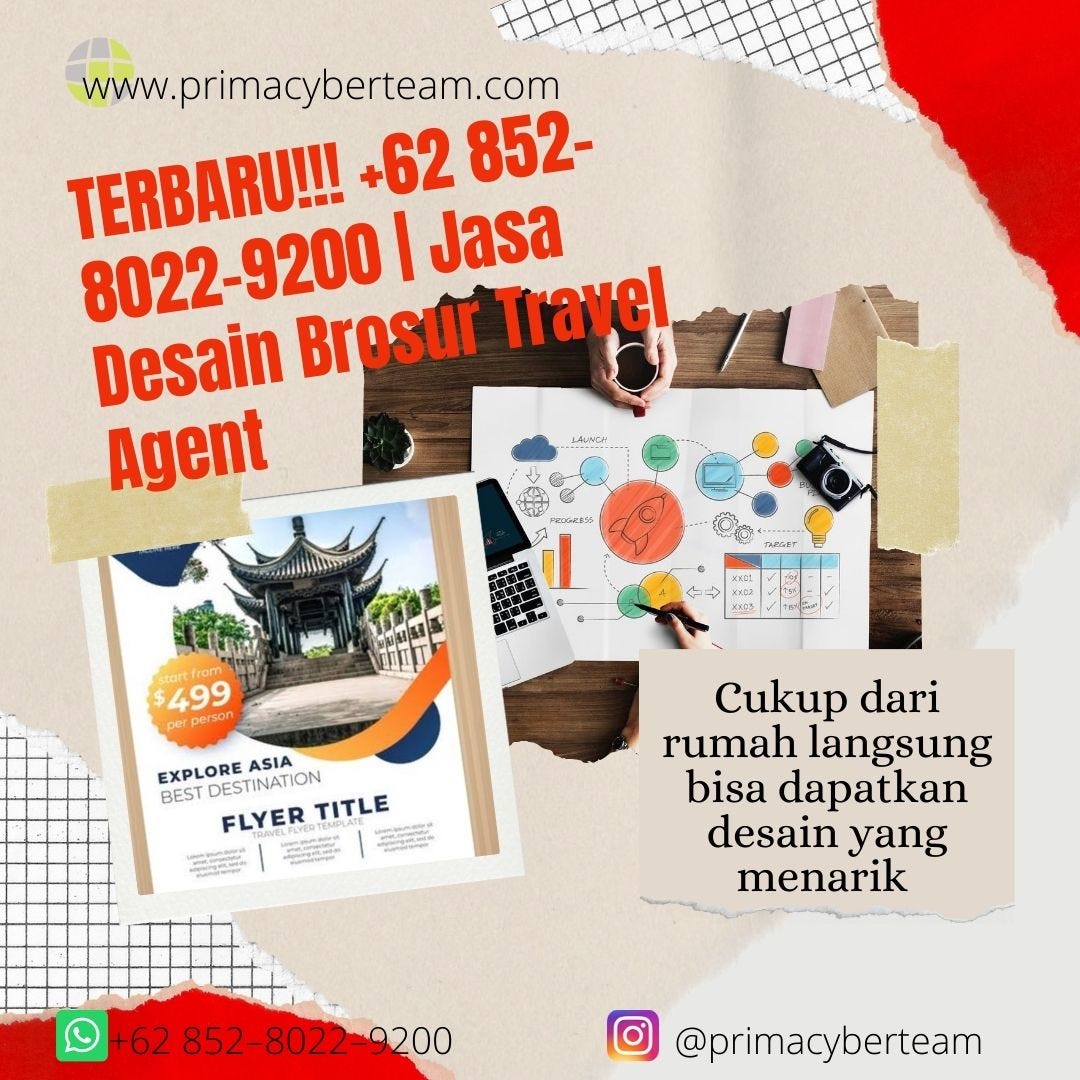 TERBARU!!! +62 852-8022-9200 | Jasa Desain Brosur Travel Agent | by ...
