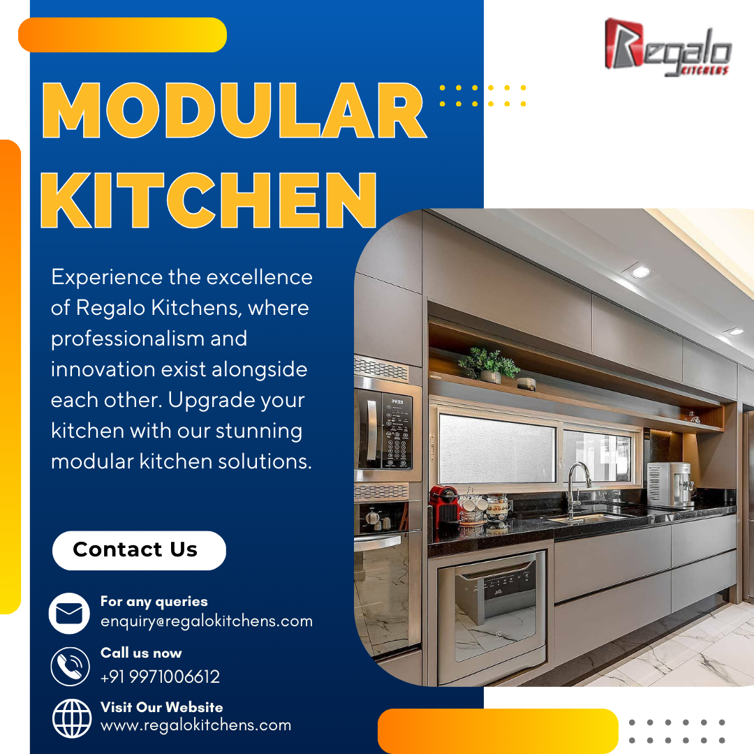 Modular Kitchen - Regalo Kitchens - Medium