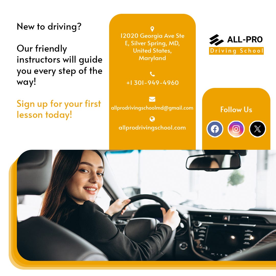 New to driving? - All-Pro Driving School - Medium