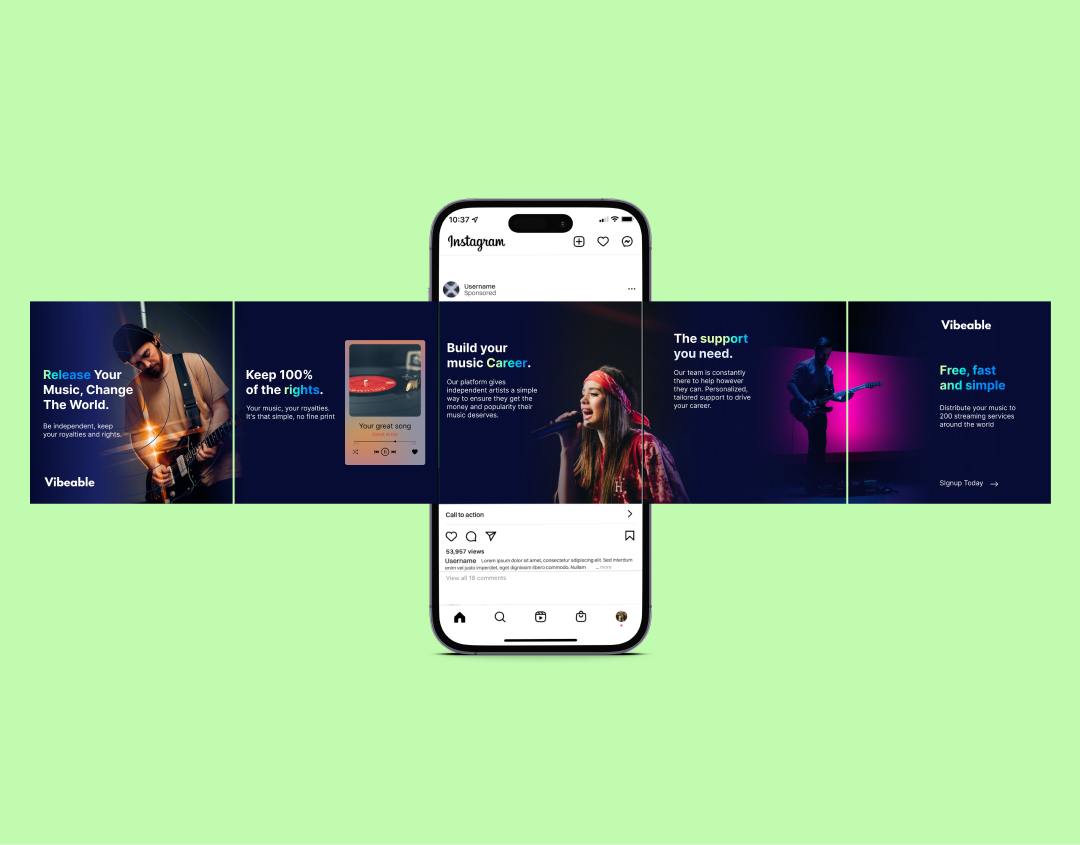 In the last 90 days, I have designed over 100 carousel ads for ...