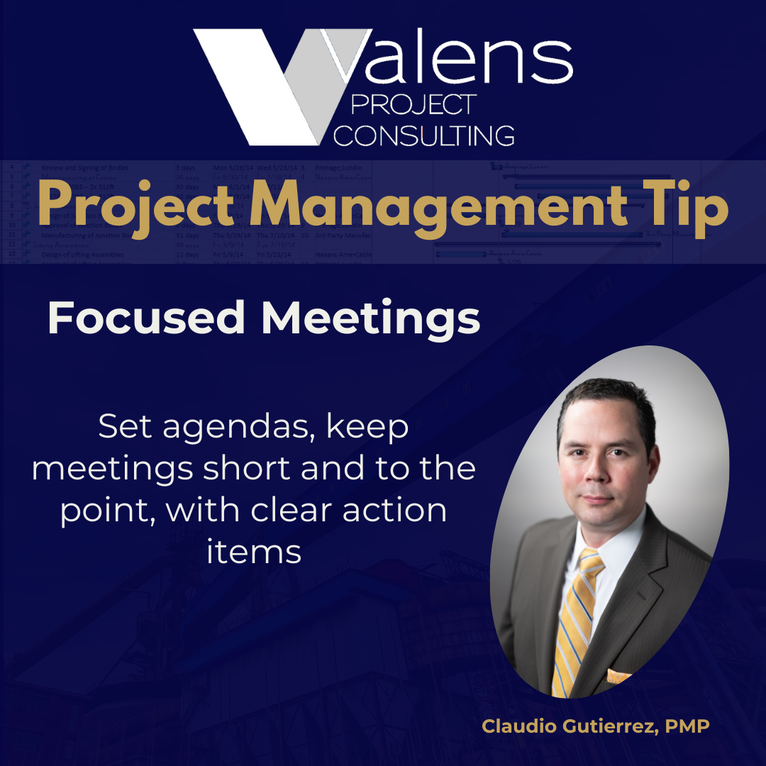 Project Management Tip — Focused Meetings | by Claudio Gutierrez, PMP ...