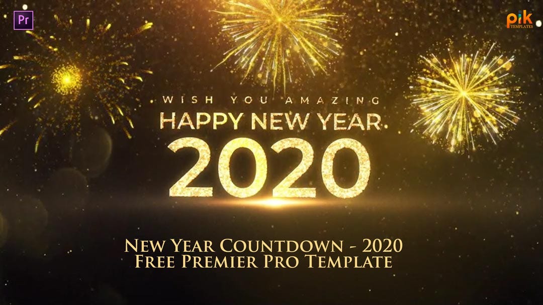 New Year Poster Design | New Year Templates | Free Premiere Pro ...