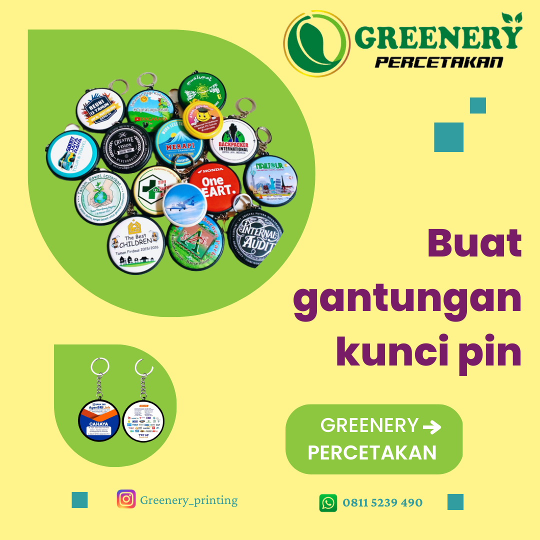 TERBAIK Cetak gantungan kunci pin di Buntok Hub 0811 5239 490 WA ...