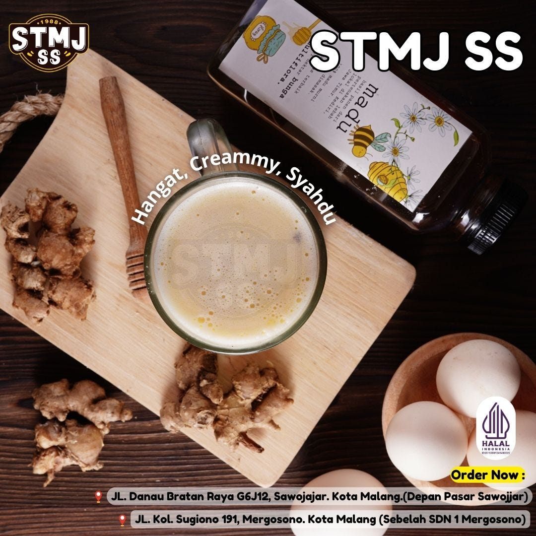 Jual Minuman Hangat Berkhasiat “STMJ” Asli Kota Malang - Bakso Bakar SS ...