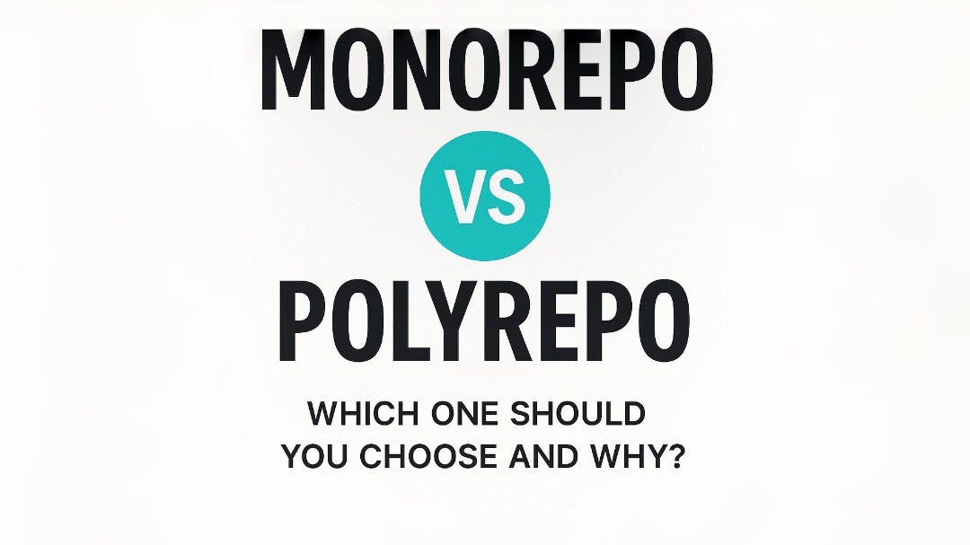 Monorepo vs Polyrepo: Which One Should You Choose and Why? | by Md Julakadar | Aug, 2025 | Medium
