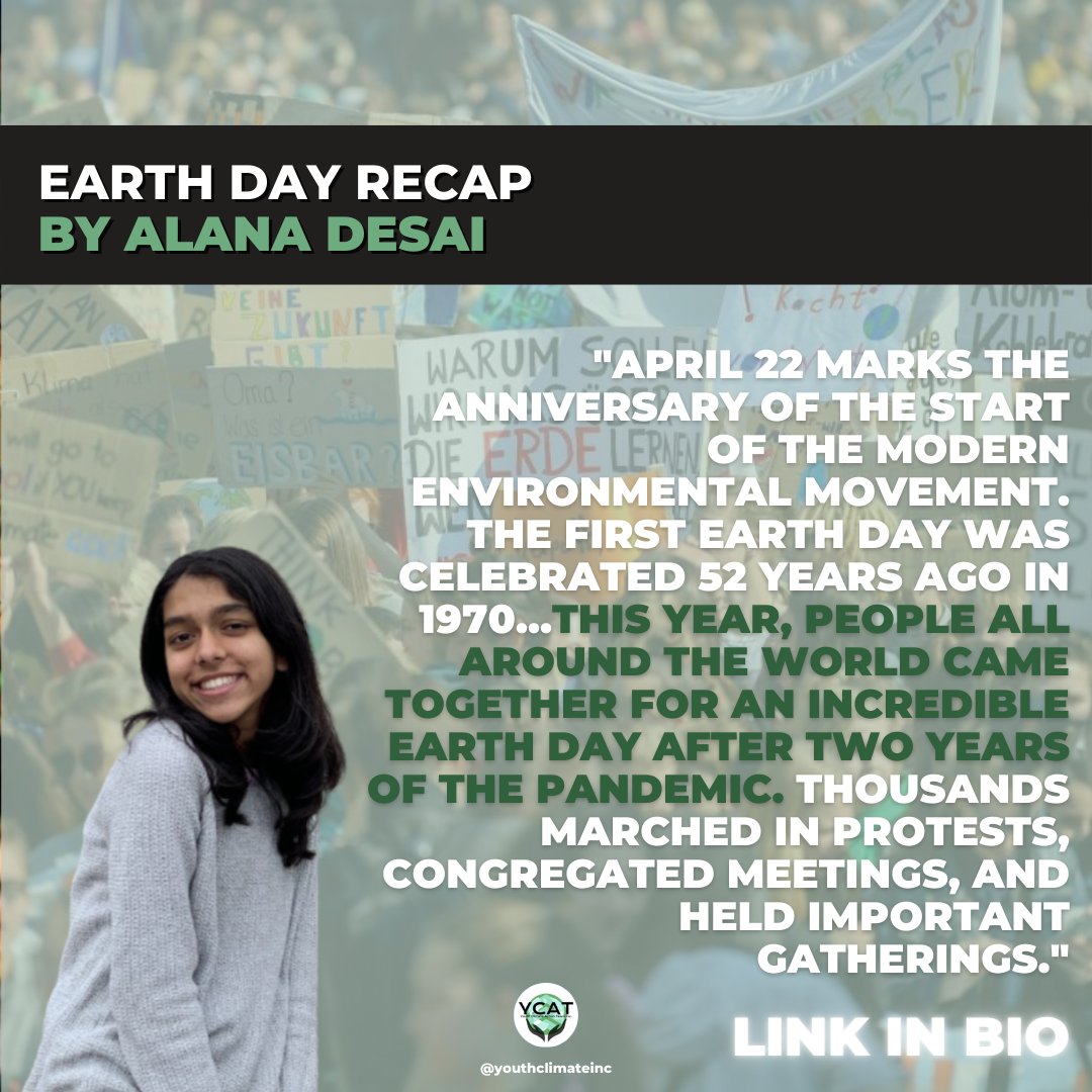 Earth Day Recap. April 22 marks the anniversary of the… | by Youth ...