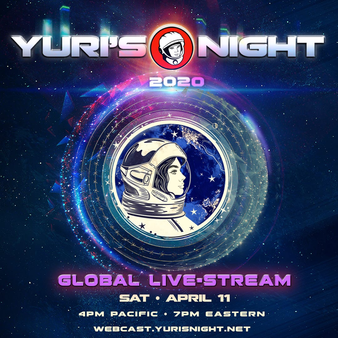 Yuri’s Night 2020. World’s Biggest Space Party Happens… | by Yuri's ...
