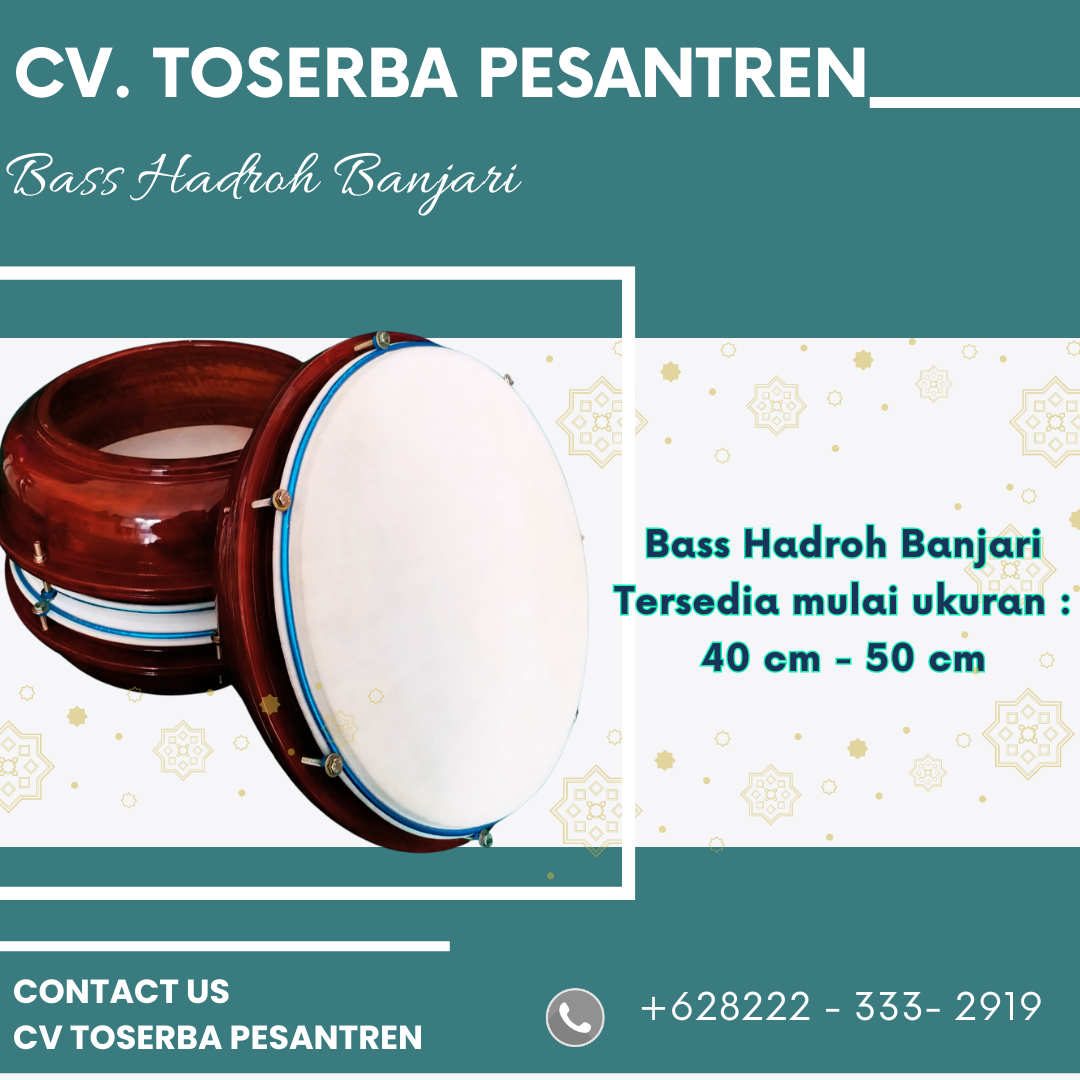 Call 0822–2333–2919(Tsel) Pengerajin Alat Musik Bass Hadroh Banjari ...