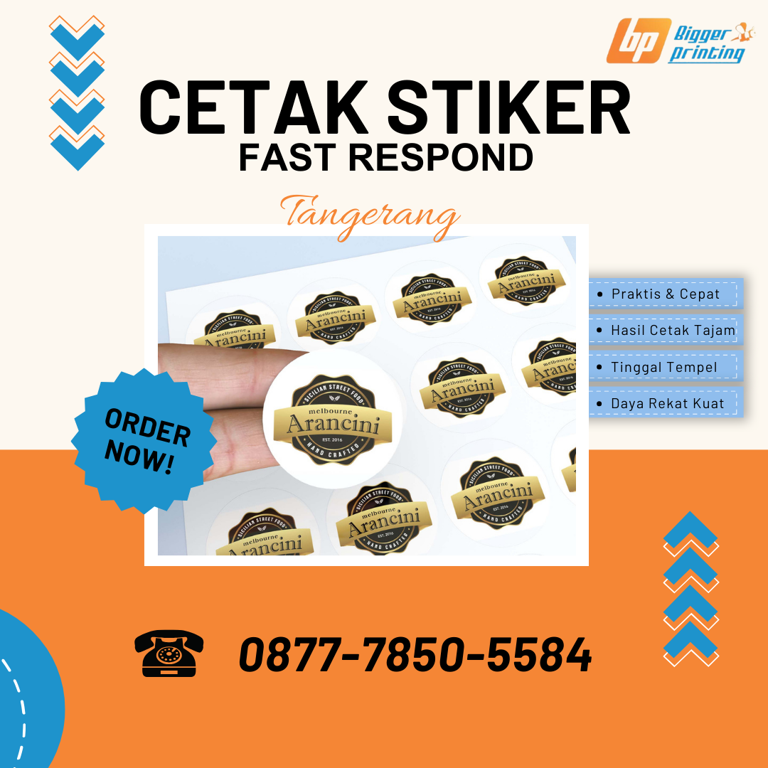 FAST RESPOND, WA./Call 0877–7850–5584, Cetak Stiker di Ciputat Timur ...