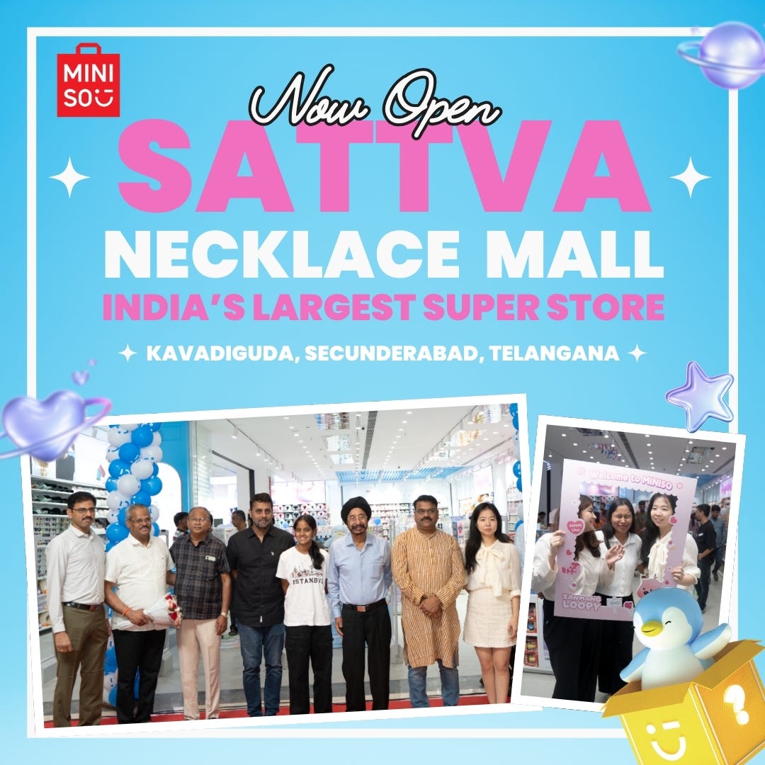 MINISO Unveils India’s First Blue-Themed Store in Hyderabad with a ...