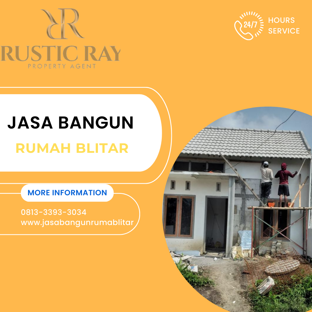 WA 0813–3393–3034, Jasa Bangun Rumah Per Meter Blitar : Rustic Ray ...