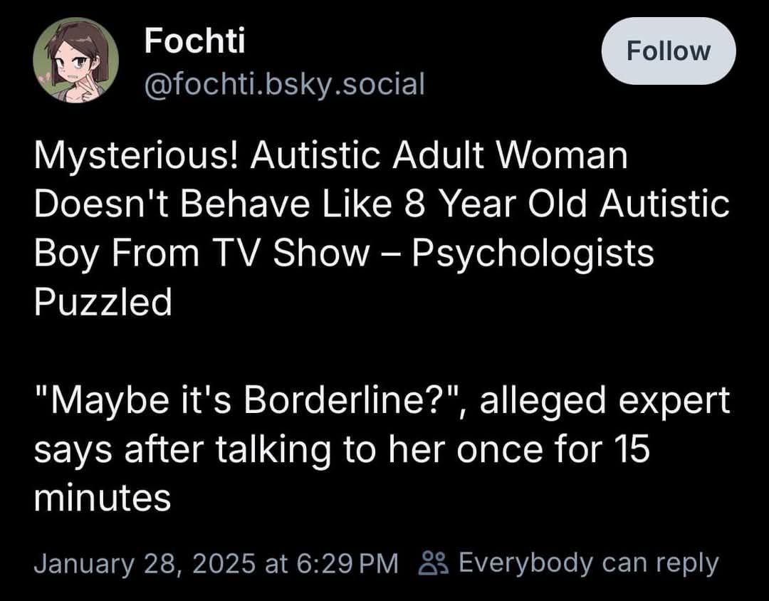 It’s a Bird! It’s a Plane! It’s BPD! Oh. It’s Autism. | by Pavlov's ...