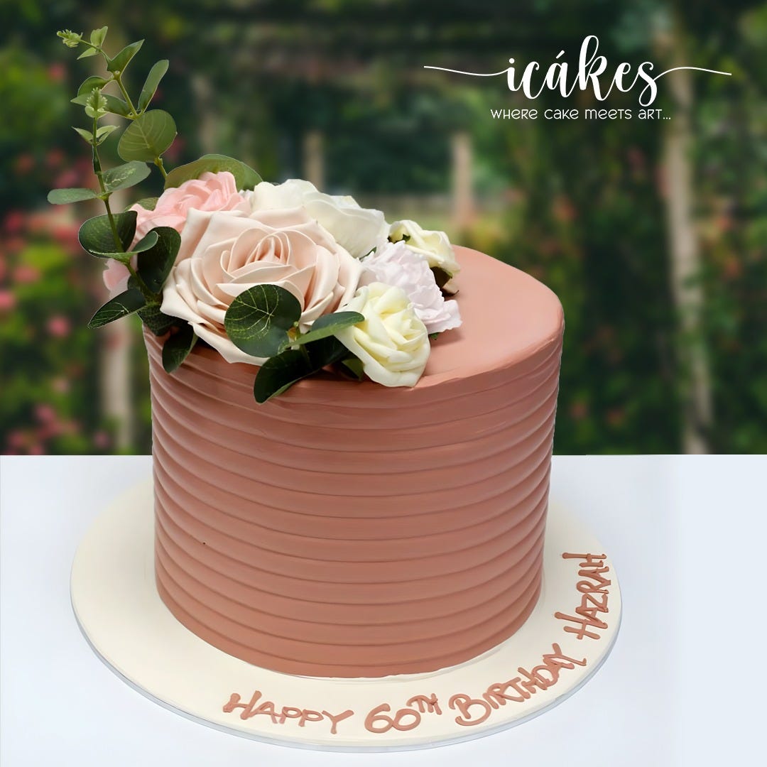 Floral Cake - Icakeslondon - Medium