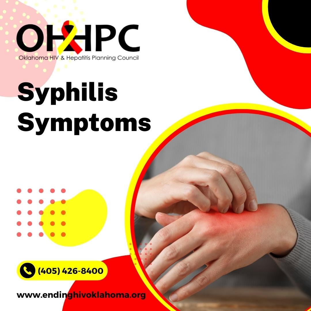 Syphilis Symptoms in Men and Women - Ending HIV Oklahoma - Medium