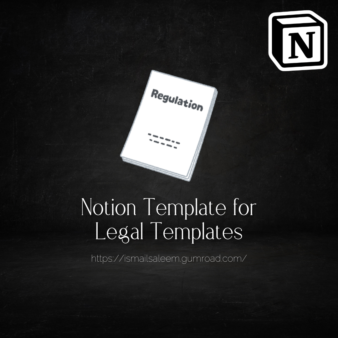 Streamline Your Legal Document Creation with the Notion Template for ...