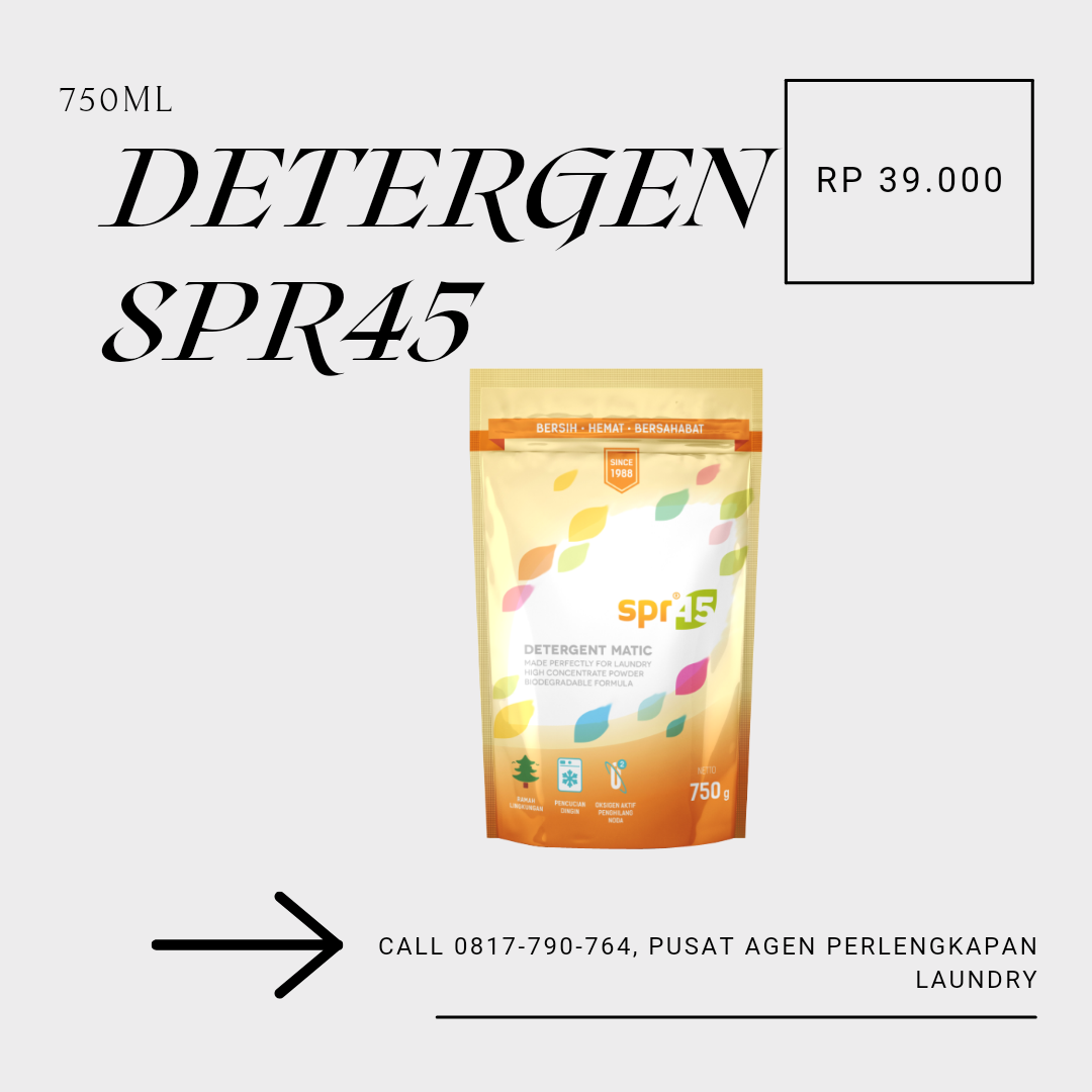 Deterjen spr45 CALL 0817-790-764, PUSAT SUPLIER PERLENGKAPAN LAUNDRY ...